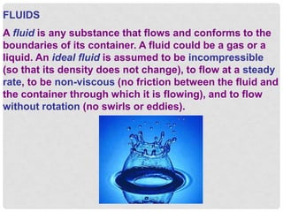 Fluid mechanics basics | PPT