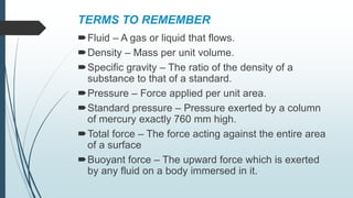 Fluids in Physics | PPTX