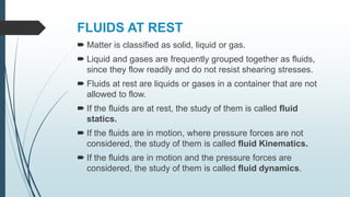 Fluids in Physics | PPTX
