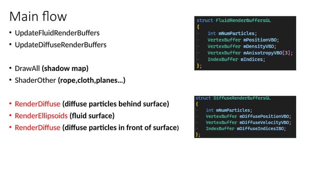 the rendering process of work NVIDA's Flex example | PPTX