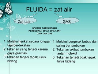 Fluida cairan dan gas | PPT