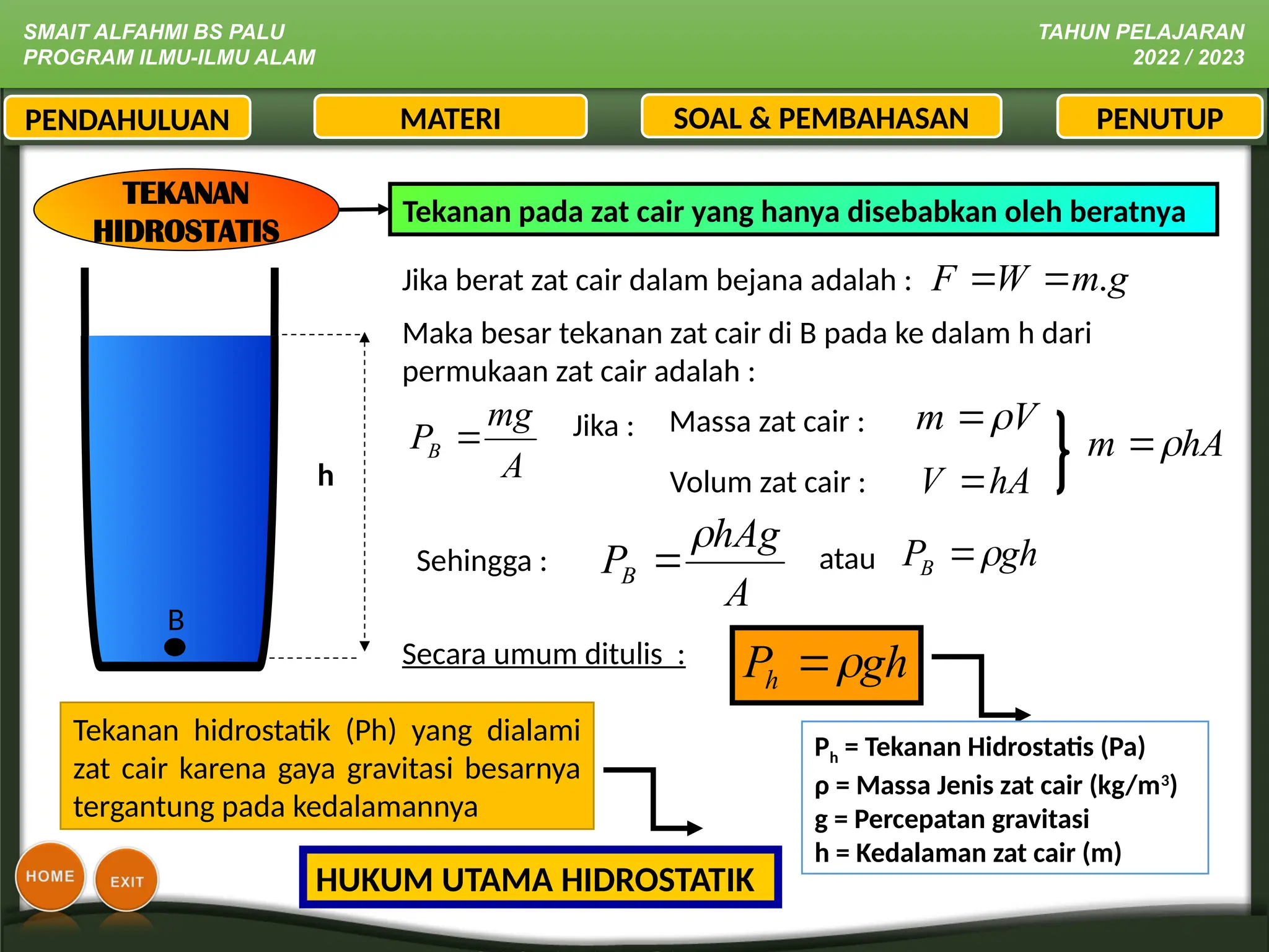 Fluida Statis - Tekanan Hidrostatis.pptx