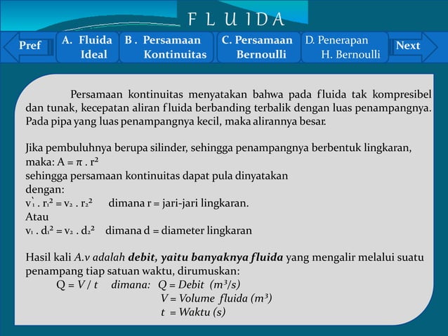 Fluida dinamis | PPTX