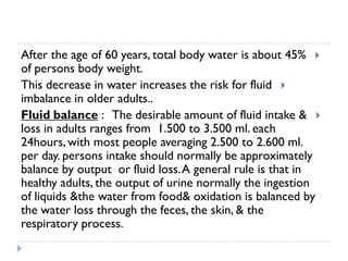 Fluid , electrolyte and acid-base balance | PDF