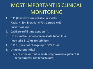 Fluid and blood resuscitation in abdominal trauma | PPT
