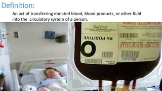 Fluid and blood transfusion in obstetric emergency.pptx