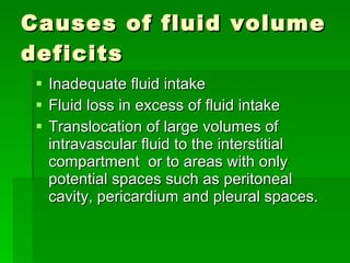 Fluid And Chemical Balance | PPT