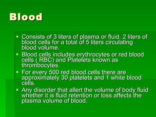 Fluid And Chemical Balance | PPT
