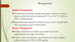 Fluid and electrolyte imbalance | PPTX