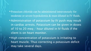Fluid and electrolyte imbalance | PPTX
