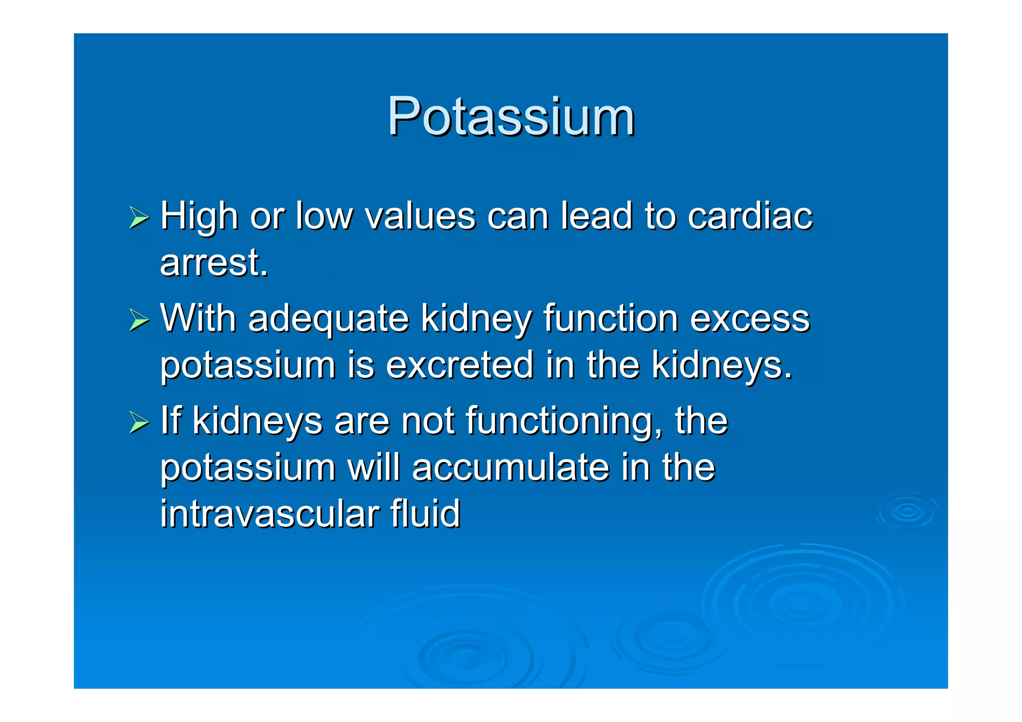 Fluids and Electrolytes in Infants and Children | PDF