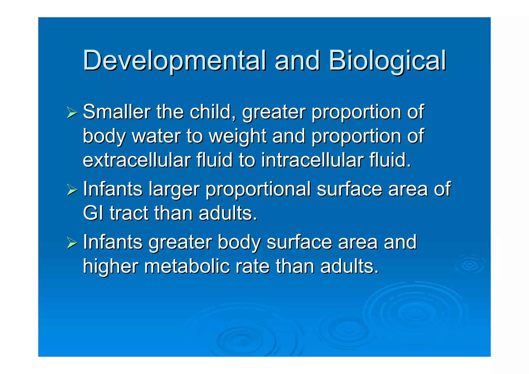 Fluids and Electrolytes in Infants and Children | PDF