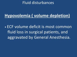 Fluid and electrolyte | PPTX
