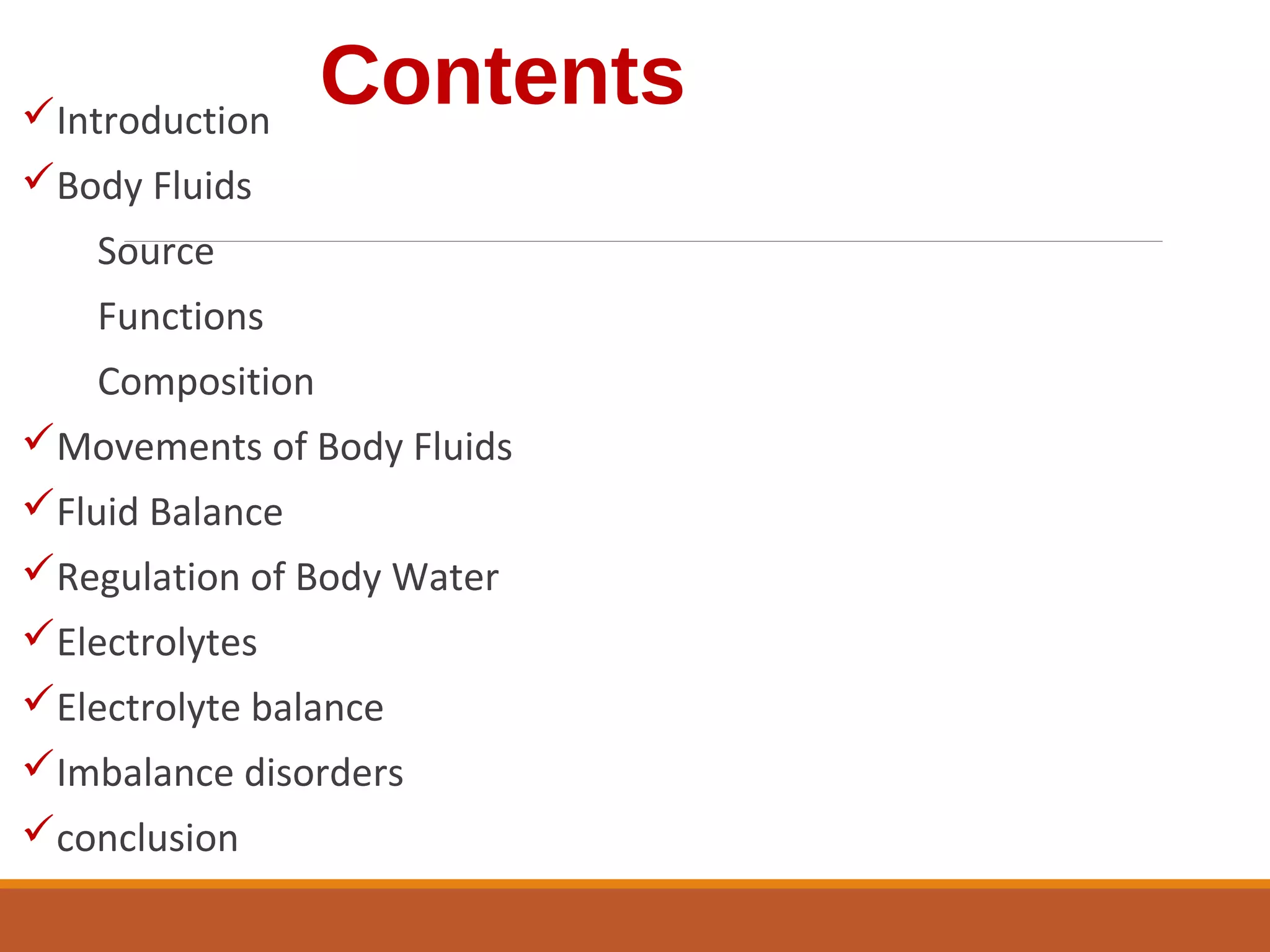 Fluid and electrolyte balance | PPT