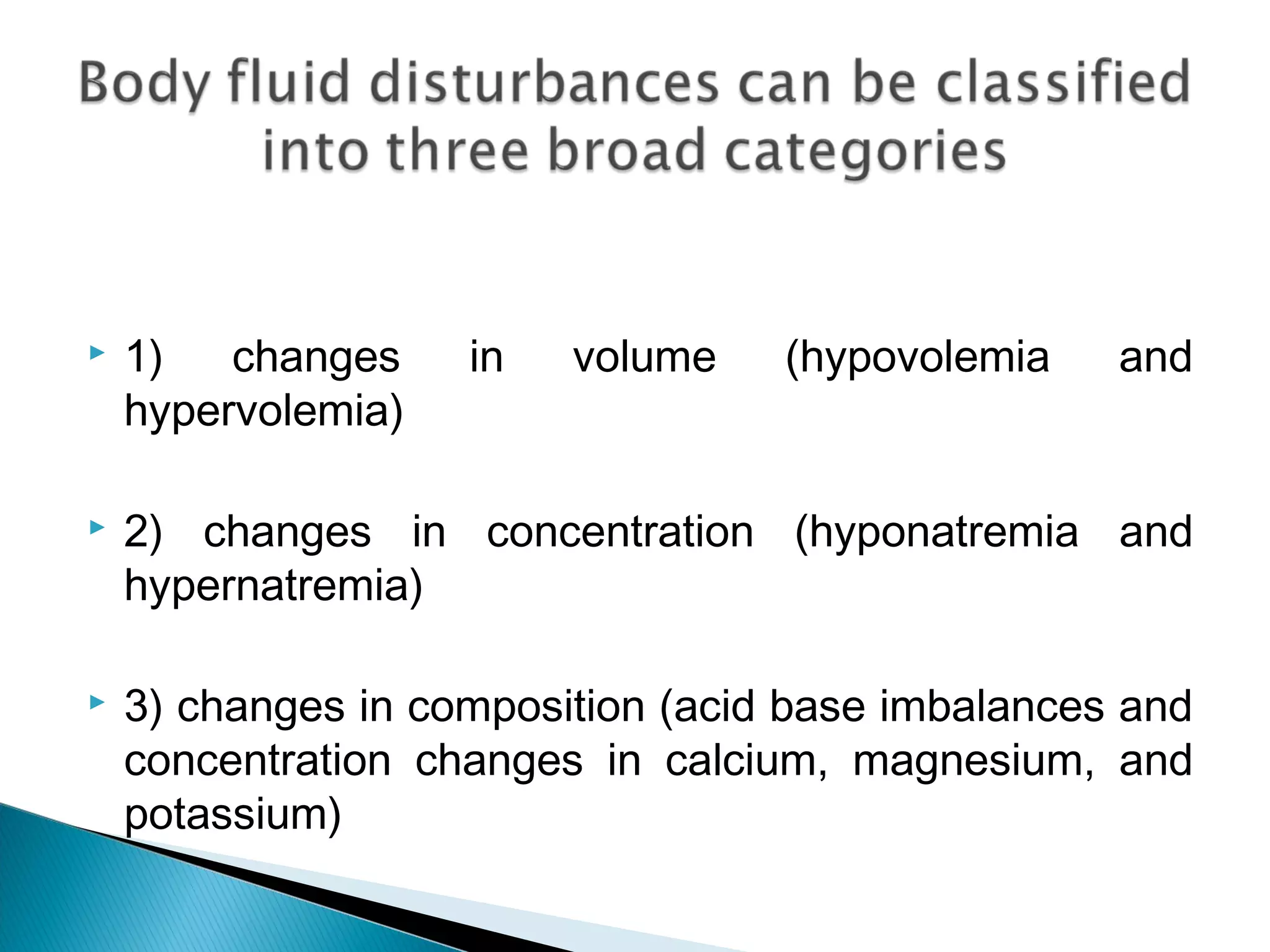 Fluid and electrolyte balance | PPT