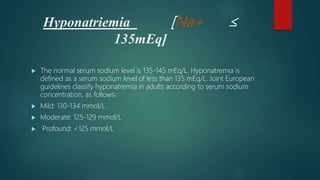 Fluid and electrolyte balance | PPTX