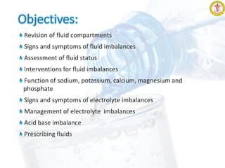 Fluid and electrolyte balance | PDF
