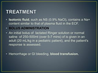 Fluid and electrolyte balance | PPTX