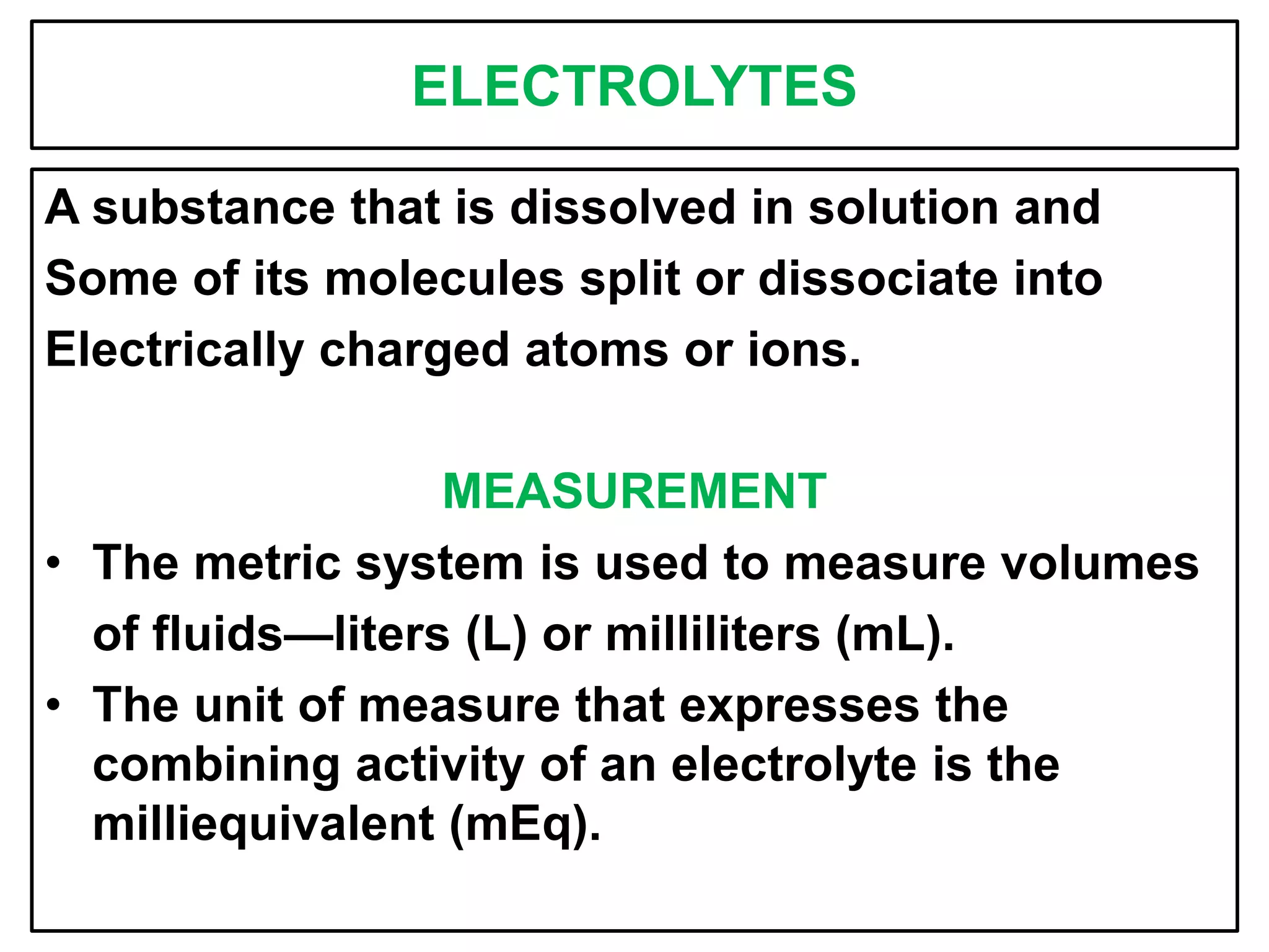 Fluid and electrolyte balance PPT | PPTX