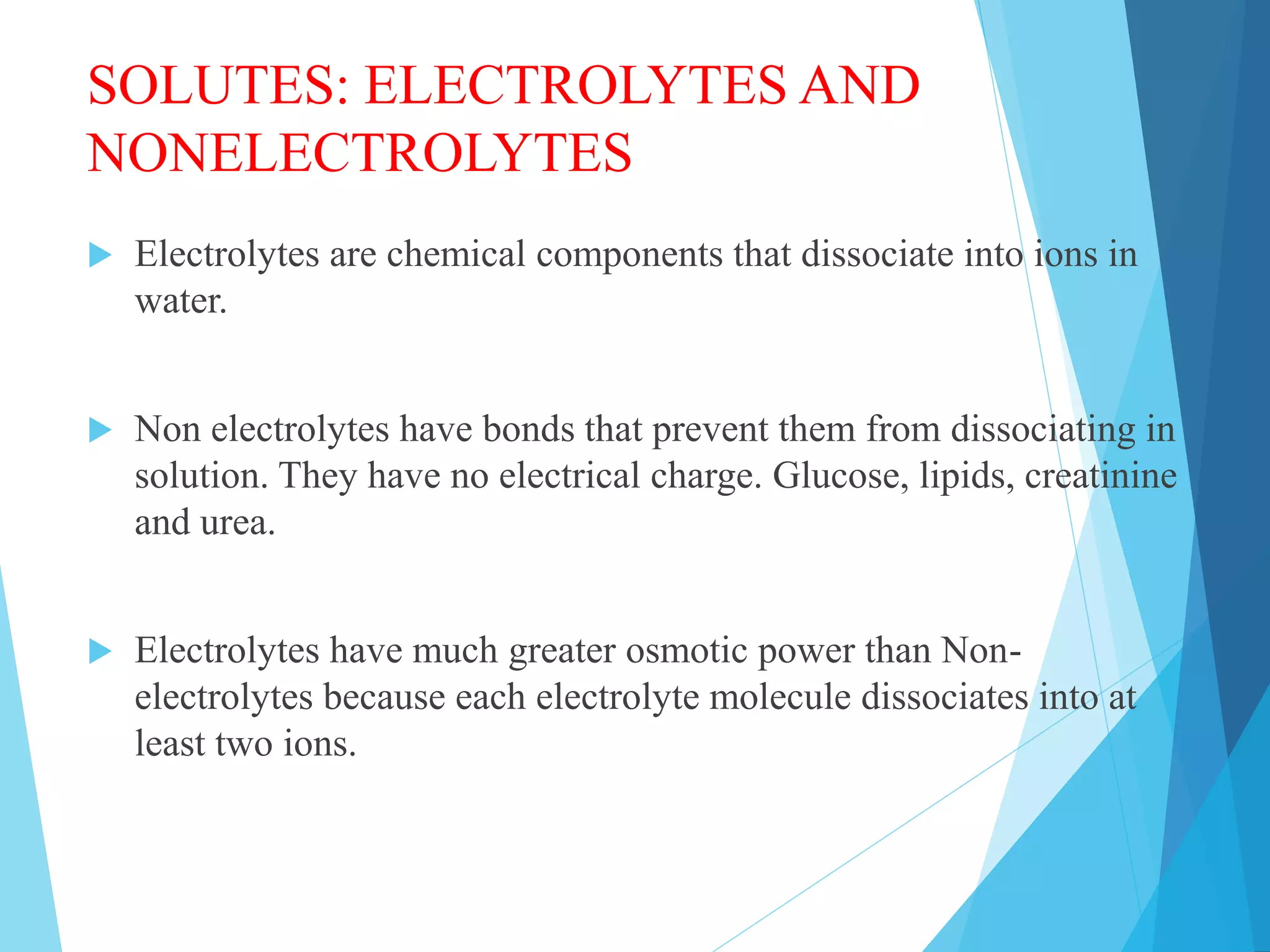 Fluid and electrolyte balance | PPT