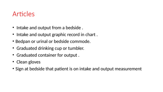 fluid and electrolyte balance ,measuring intake and output.pptx