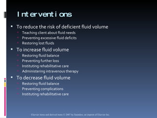 Fluid And Electrolyte Balance Chapter 026 | PPT