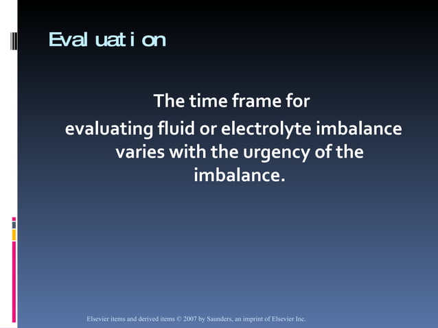 Fluid And Electrolyte Balance Chapter 026 | PPT