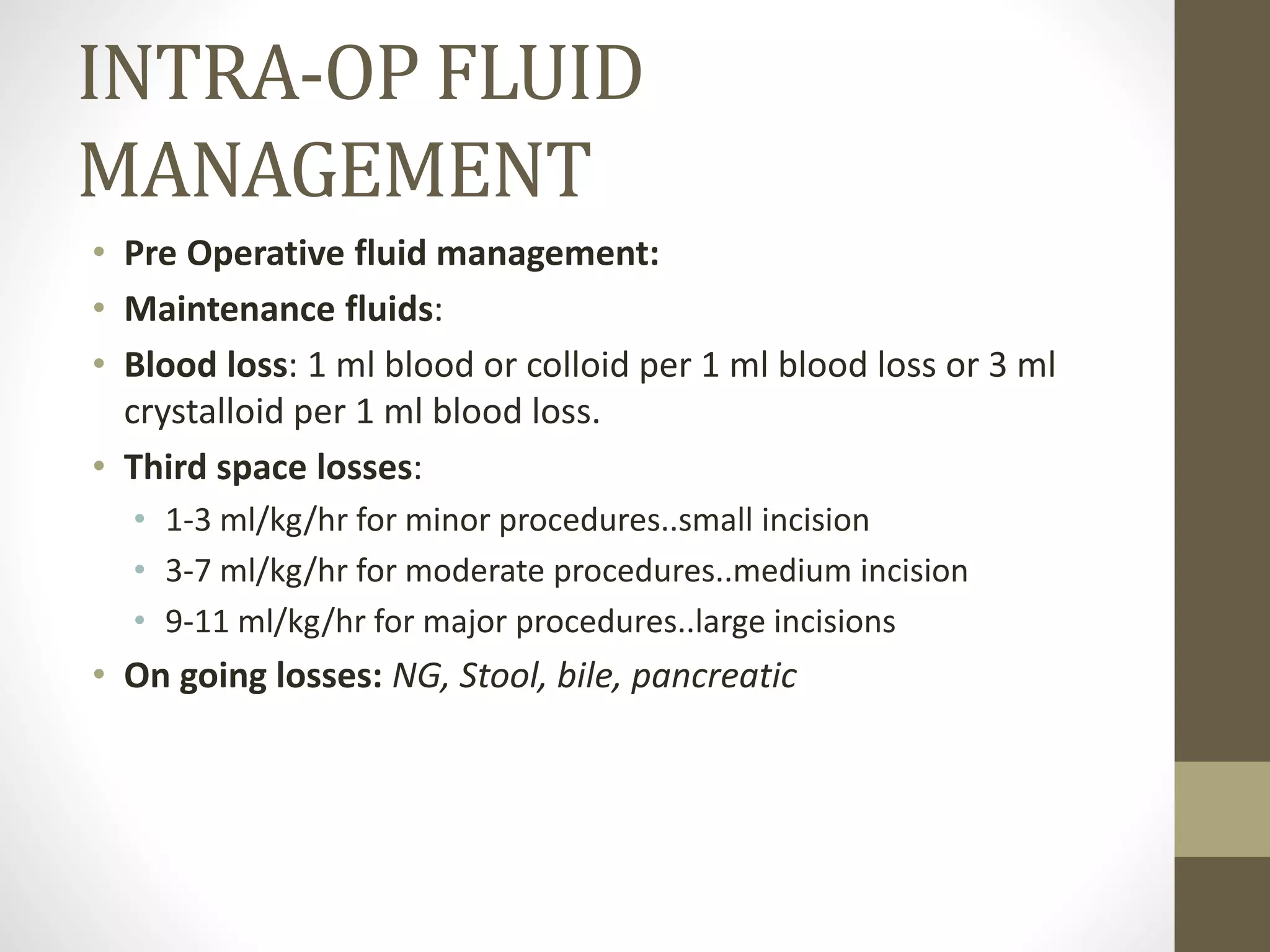 Fluid and electrolyte balance in a surgical patient | PPTX | Digestive ...