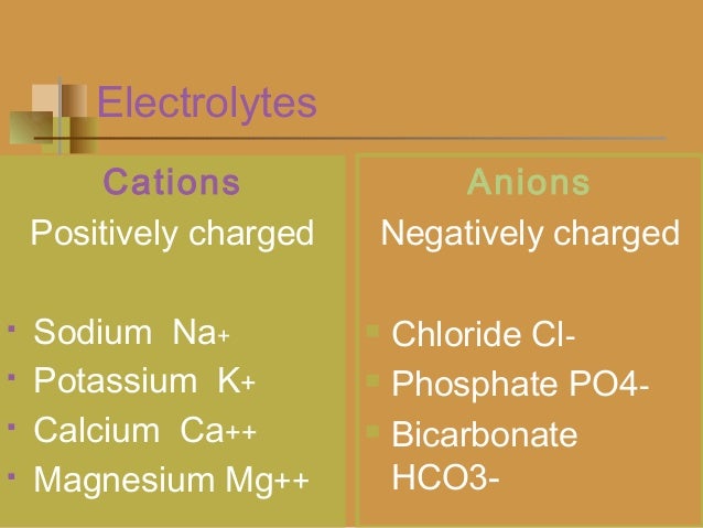 Fluid and electrolyte balance powepoint