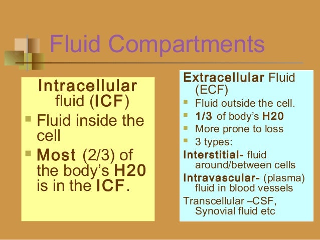 Fluid and electrolyte balance powepoint