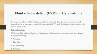 Fluid And Electrolyte Imbalances by NMA. | PPTX