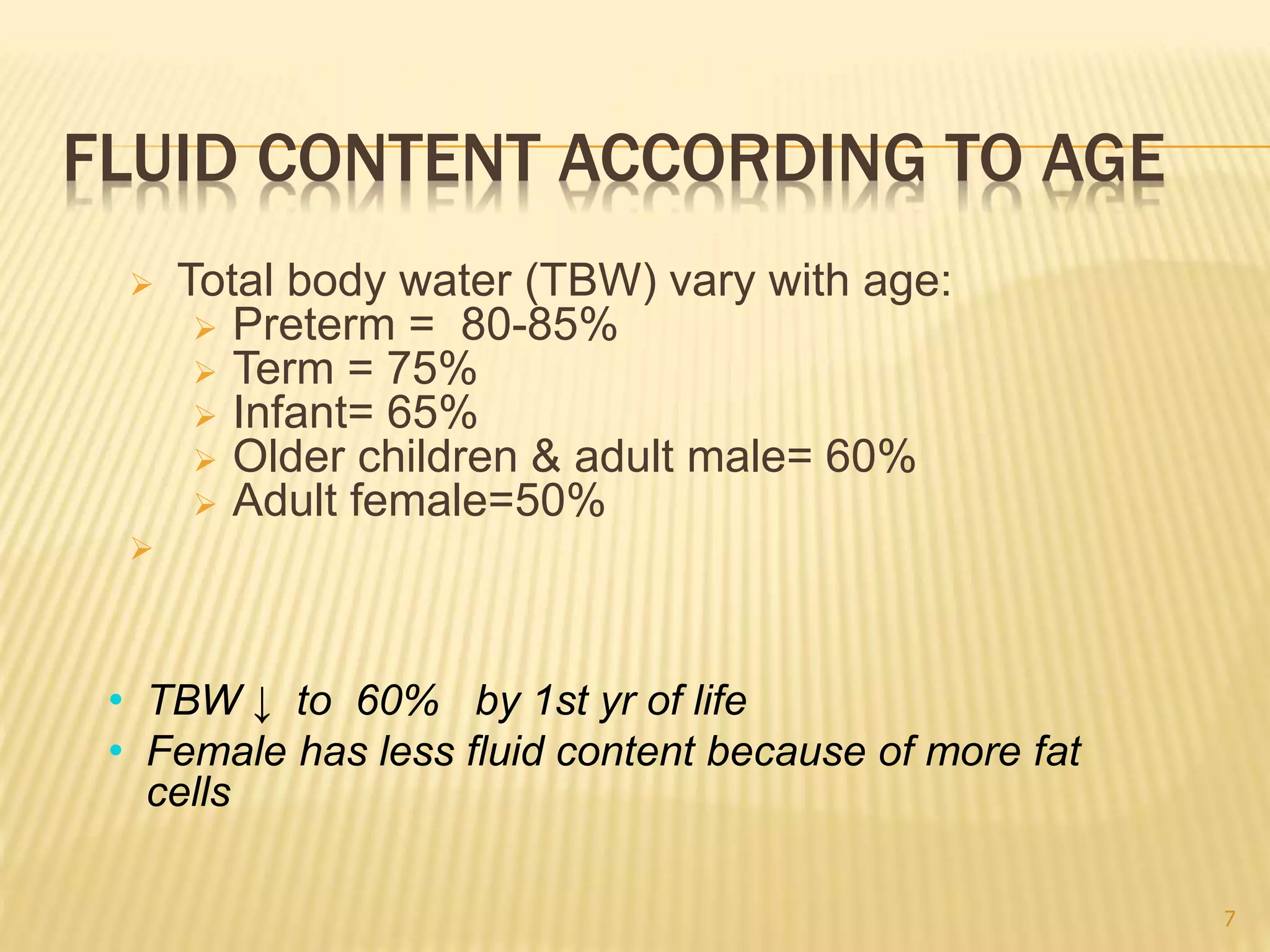 Fluid and electrolyte management in paediatrics | PPTX