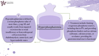 Fluid and electrolyte management in parenteral nutrition new | PDF ...