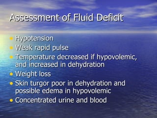 Fluid And Electrolytes | PPT