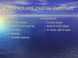Fluid And Electrolytes | PPT