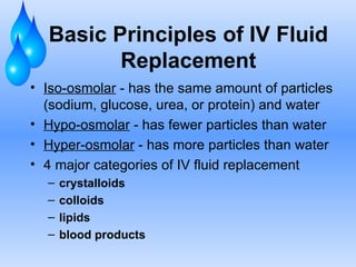 Fluid And Electrolytes | PPT