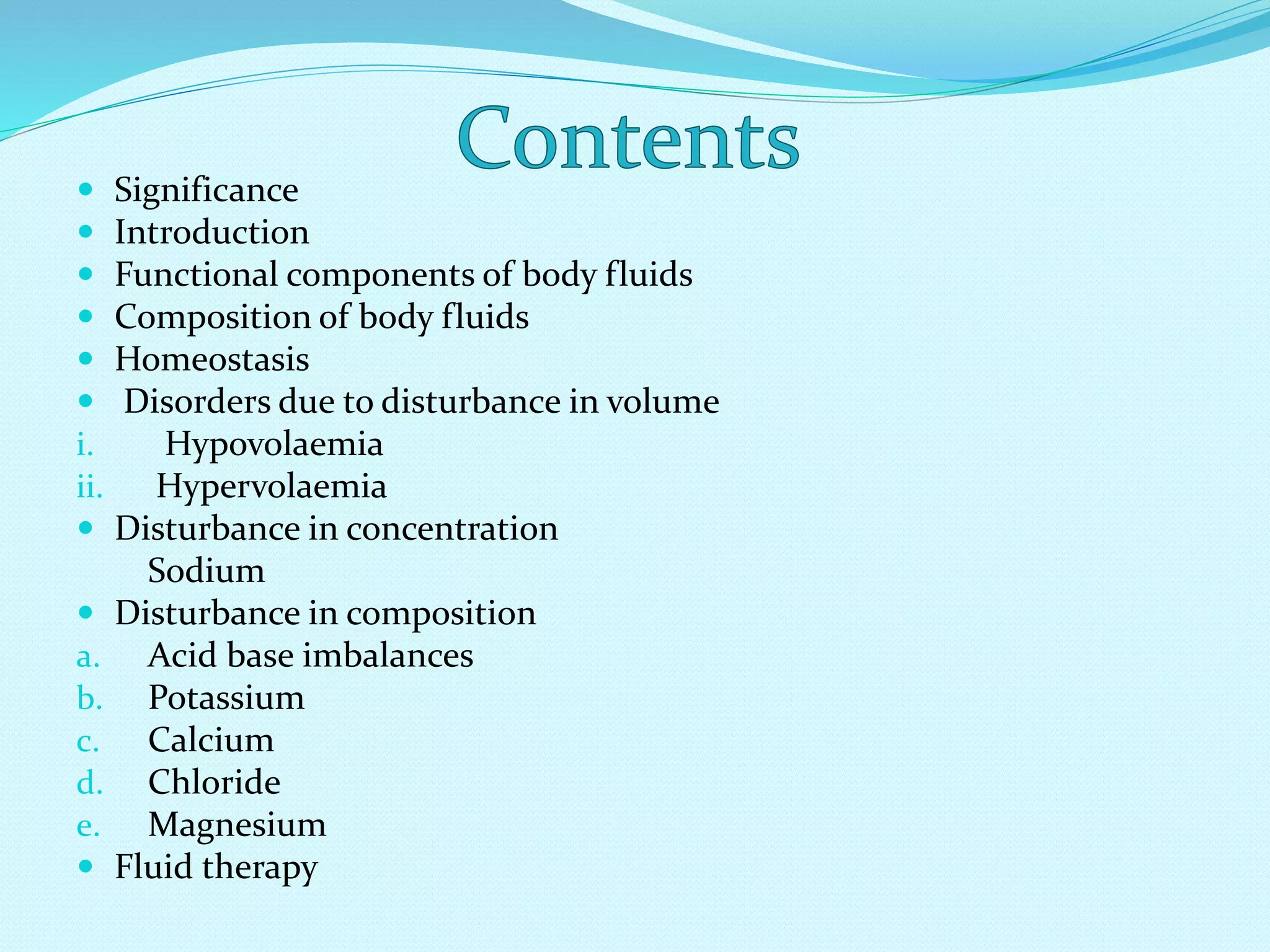 Fluid and electrolytes | PPTX