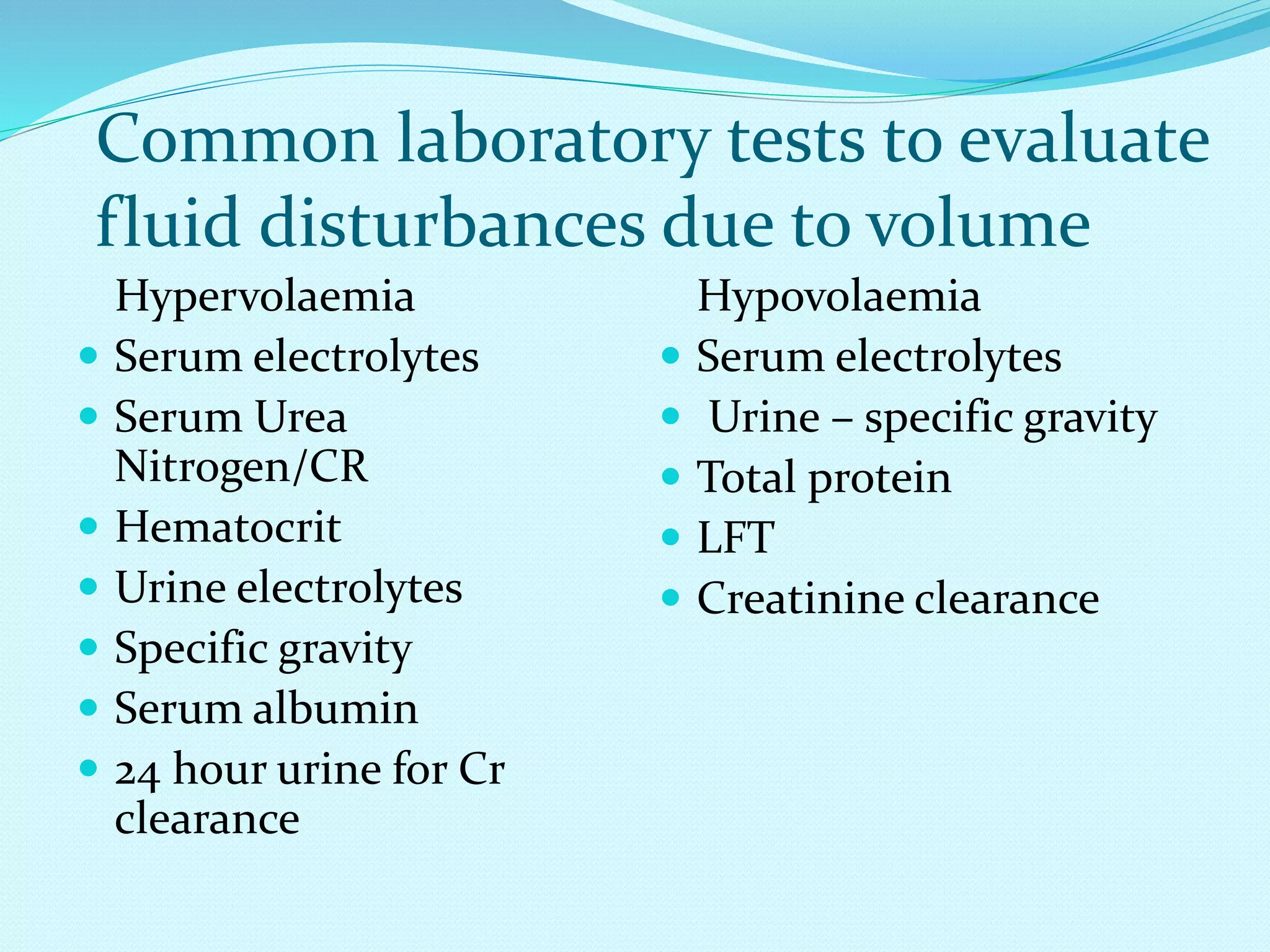 Fluid and electrolytes | PPTX