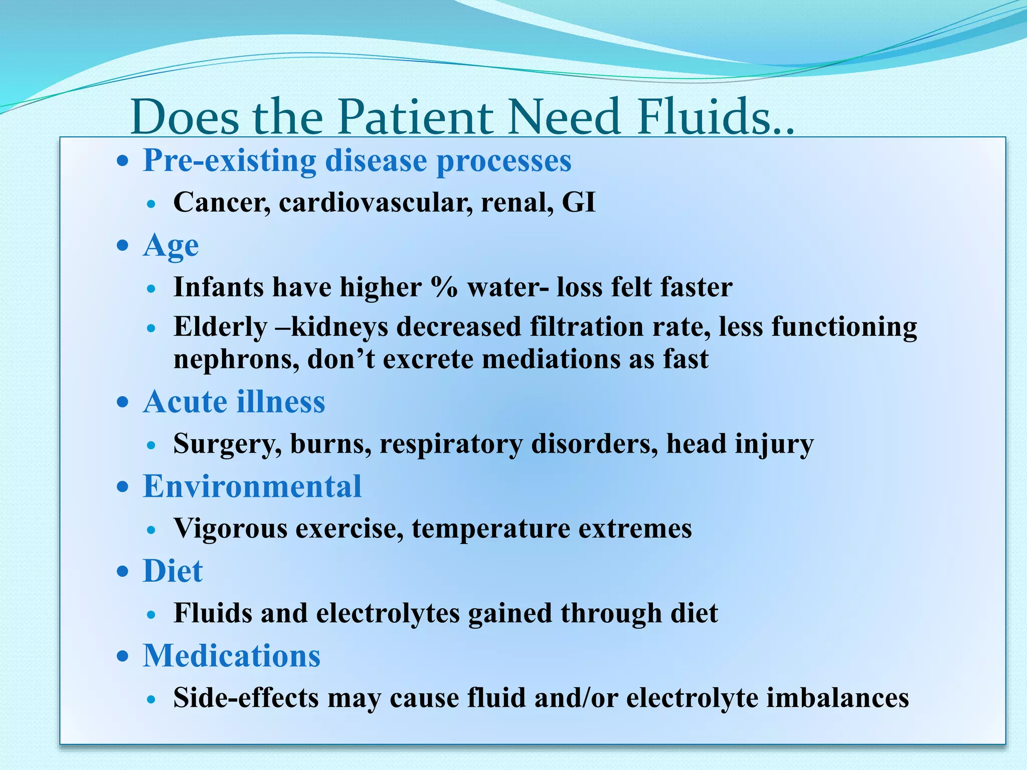 Fluid and electrolytes | PPTX