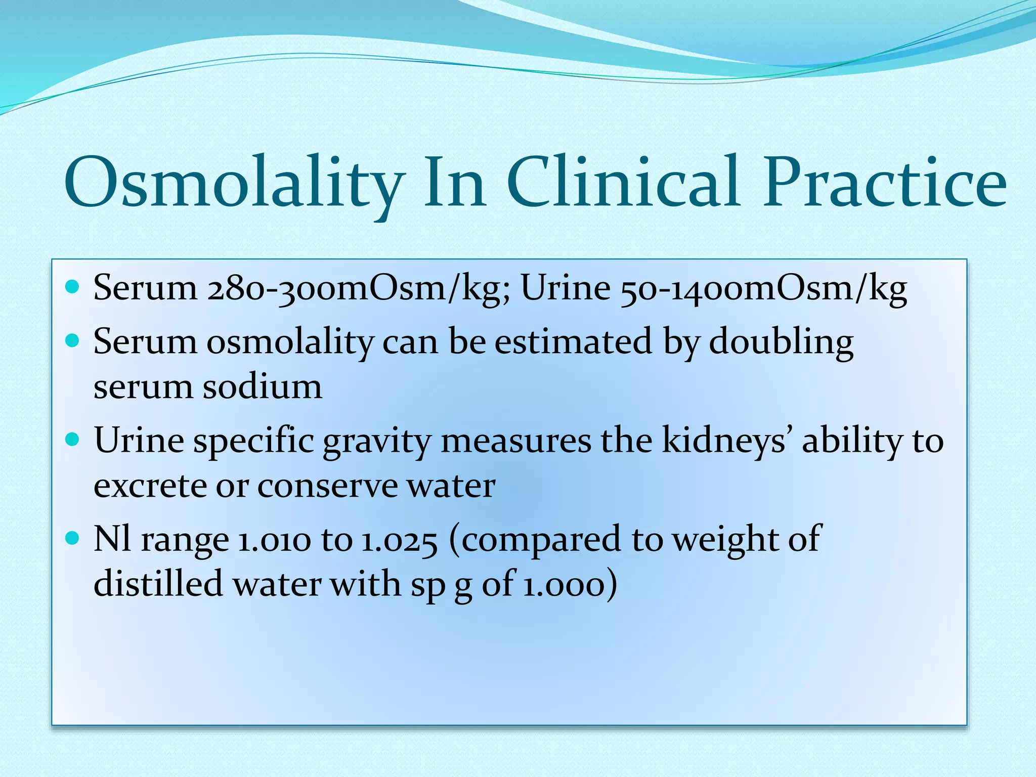 Fluid and electrolytes | PPTX