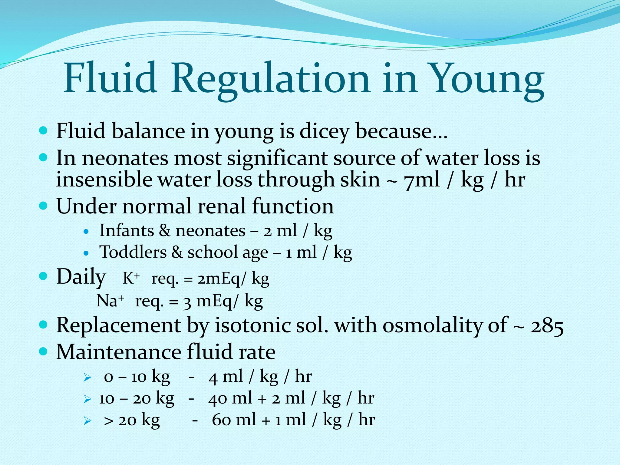 Fluid and electrolytes | PPTX