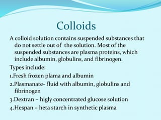 Fluid and electrolytes | PPTX