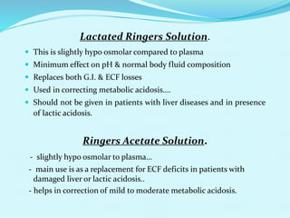 Fluid and electrolytes | PPTX