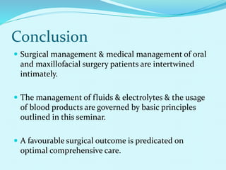 Fluid and electrolytes | PPTX