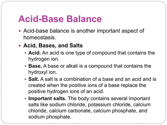 Fluid and electrolytes, acid base balance | PPTX