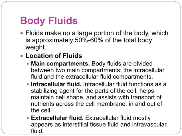 Fluid and electrolytes, acid base balance | PPTX