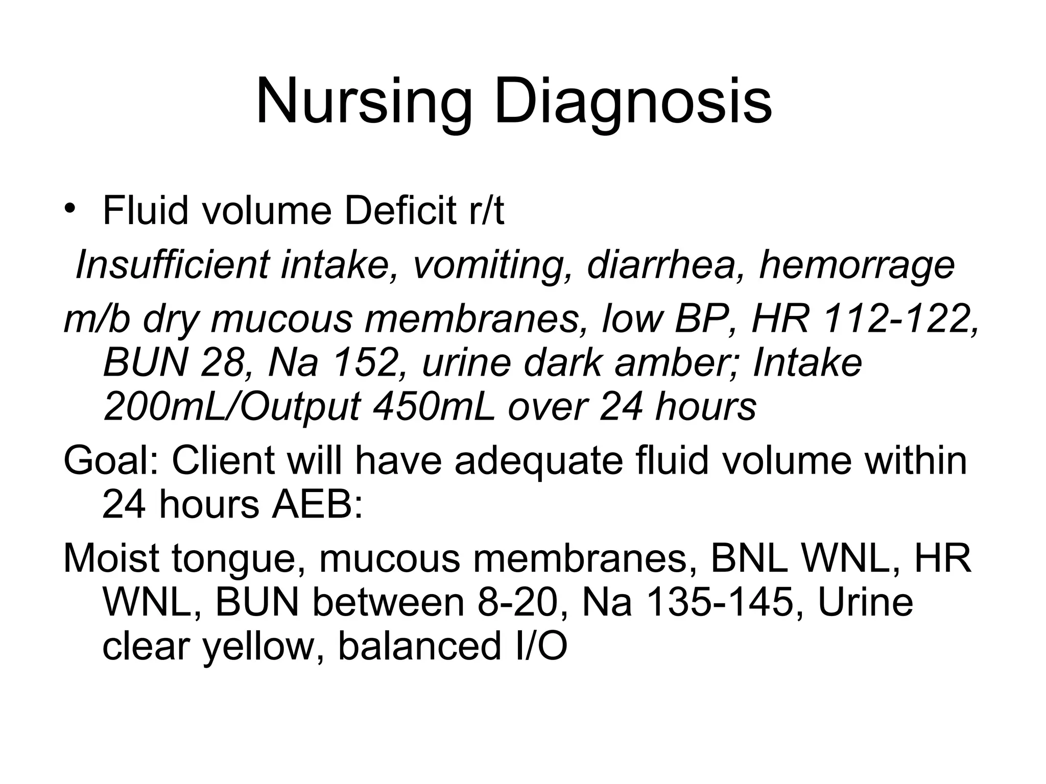 Fluid and electrolytes, balance and disturbances (1) | PPT