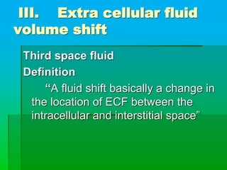 Fluid and electrolytes, balance and disturbances ppt | PPT