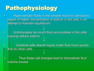 Fluid and electrolytes, balance and disturbances ppt | PPT