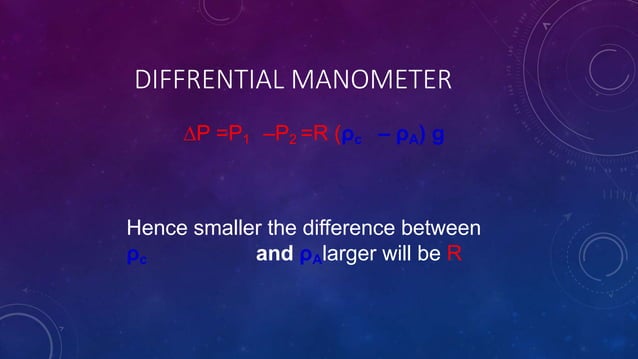 Fluid and pressure measurements- Pharmaceutical Engineering | PPTX